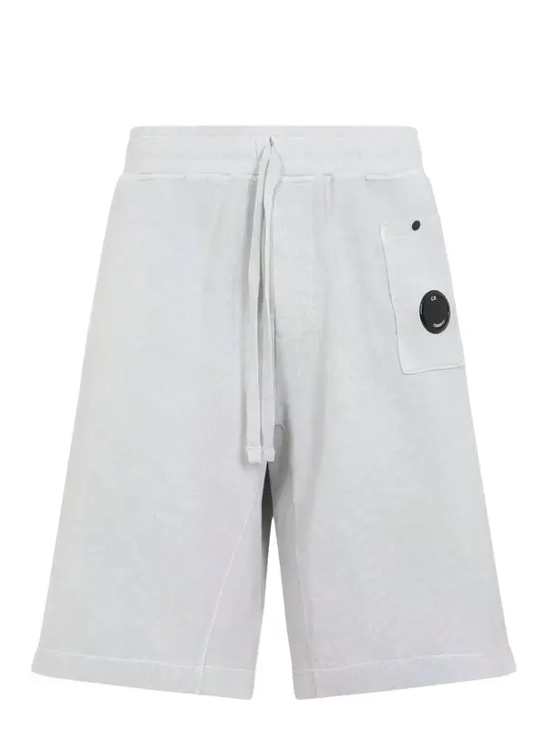 C.P. COMPANY Cotton Track Shorts - Blue