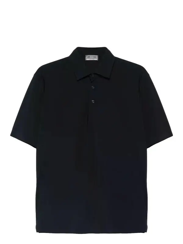 Herno Spring Polo Shirt - Black