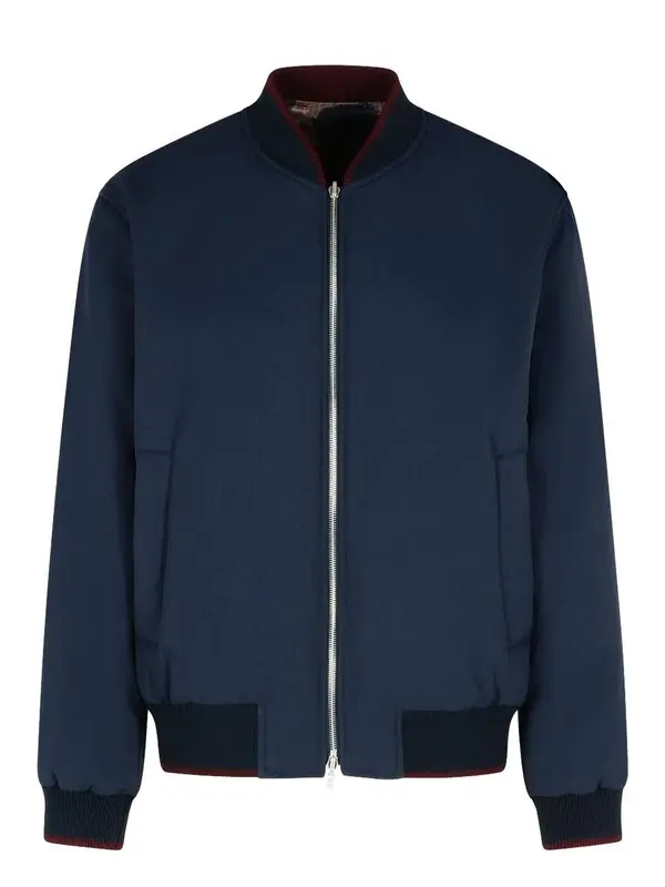 Dries Van Noten Volker Viscose Blend Jacket - Navy