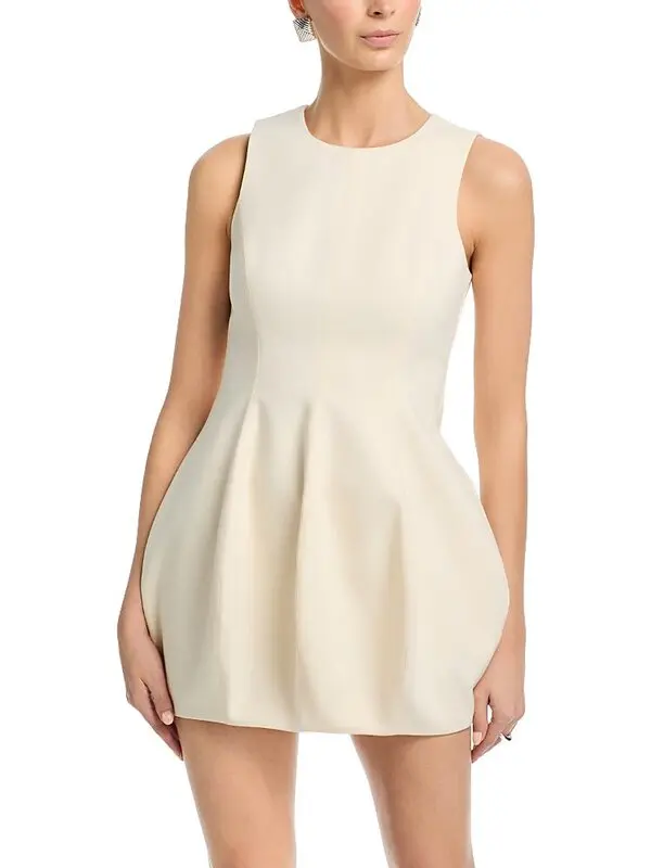 Bcbgmaxazria Bubble Mini Dress - Gardenia