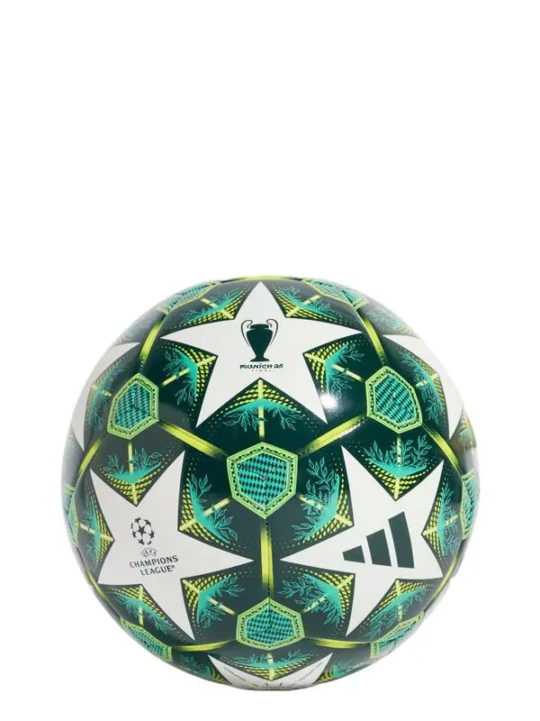 Adidas Uefa Champions League Training 24/25 Knockout Phase Ball - White / Shadow Green / Hi-res Green / Solar Slime
