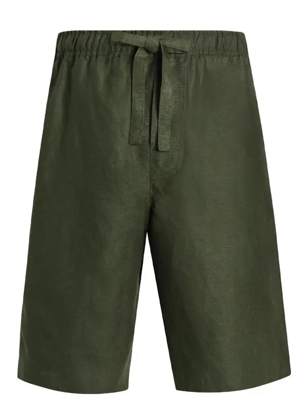 Dolce & Gabbana Linen Shorts - Green