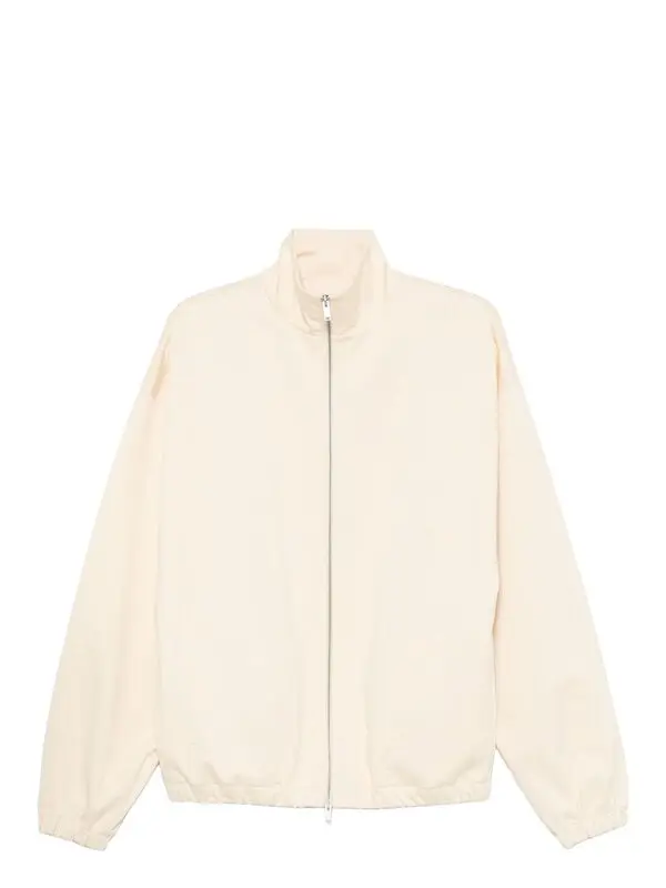 JIL SANDER Zipped Bomber Jacket - Neutrals
