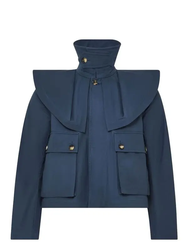 JW Anderson Oversized-collar Jacket - Blue