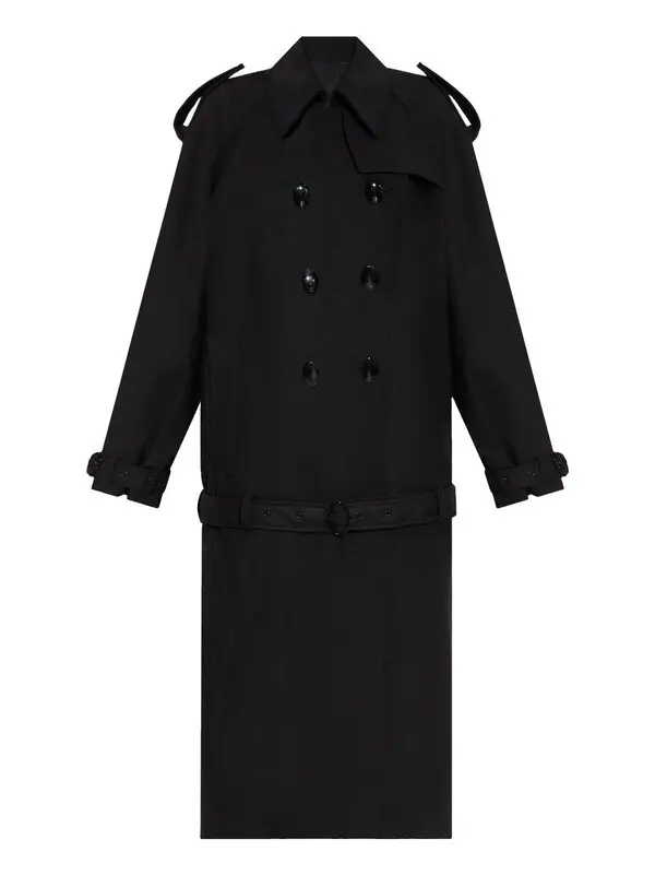 Givenchy Double-breasted Coat - Black