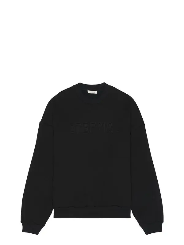 Fear Of God Crew Neck Sweater - Black
