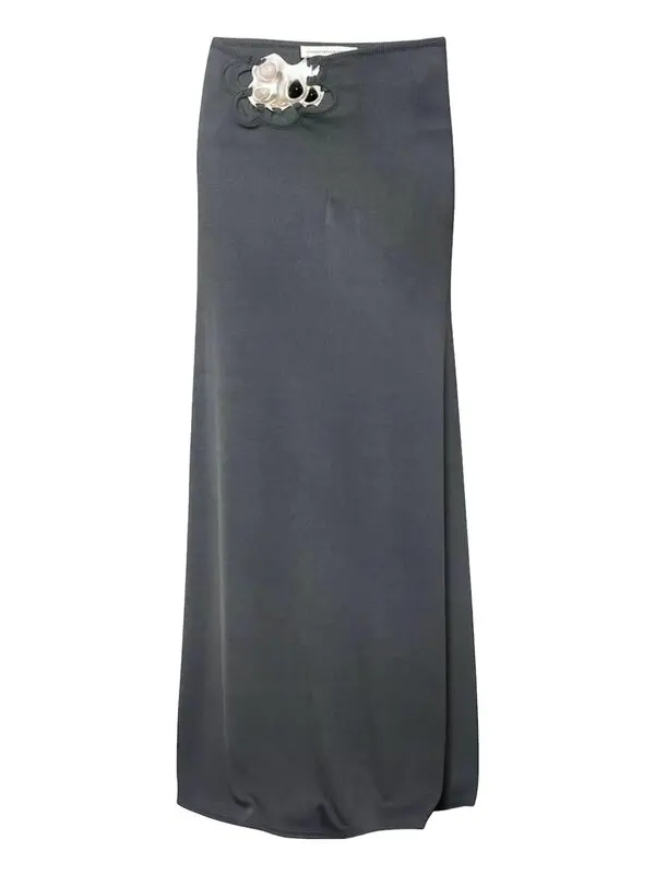 Christopher Esber Trio Stone Maxi Skirt - Grey