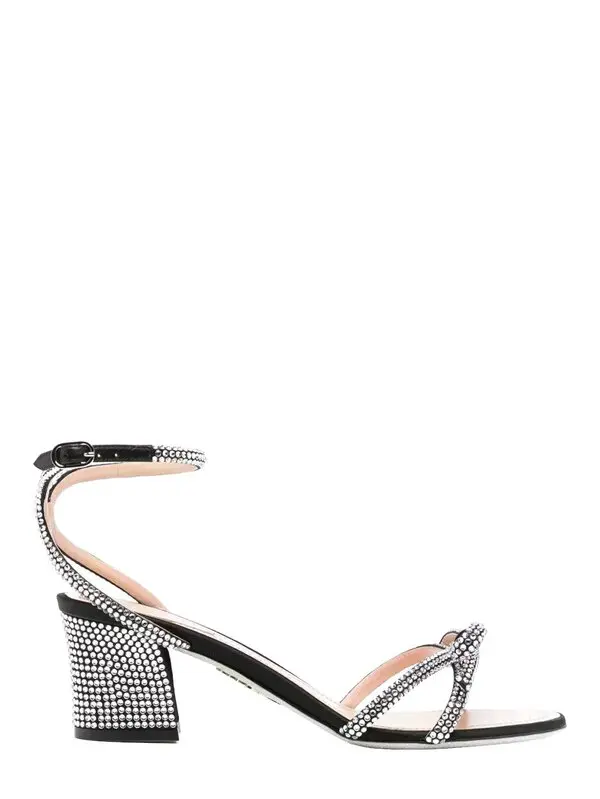 Rene Caovilla Nicole 50mm Embellished Sandals - Black
