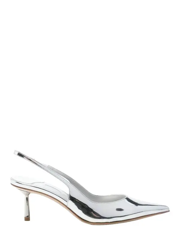 LE SILLA 55mm Bella Slingback Pumps - Silver
