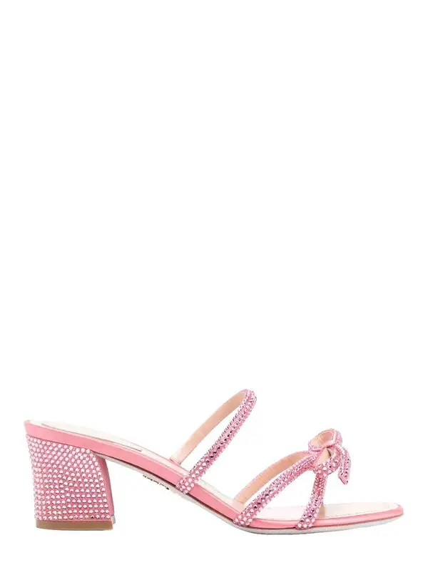 Rene Caovilla Candy Embellished Sandals - Pink