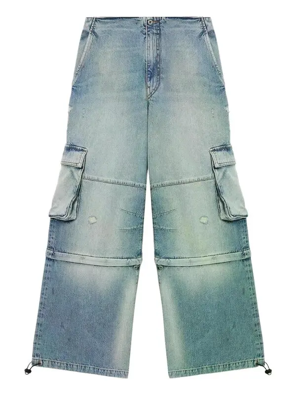We11Done Cargo Jeans - Blue