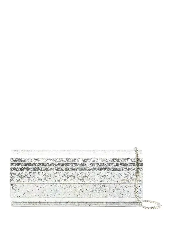 JIMMY CHOO Sweetie Clutch - Silver