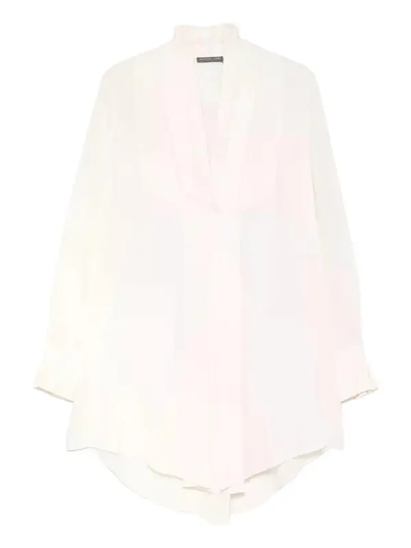 Alexander McQueen Silk Blouse - Neutrals