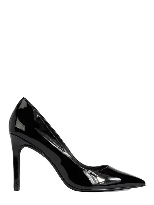 STUART WEITZMAN Leigh 95 Patent-leather Pumps - Black