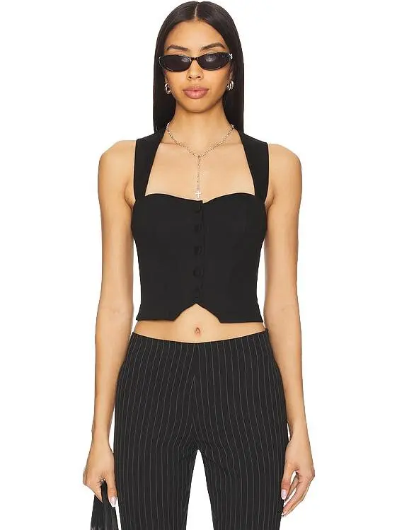 ALL THE WAYS Pia Top - Black