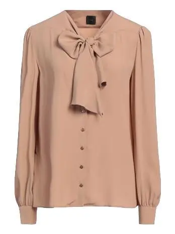Pinko Acetate And Silk Shirt - Beige