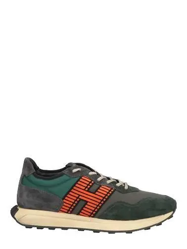 Hogan Leather Sneakers - Green