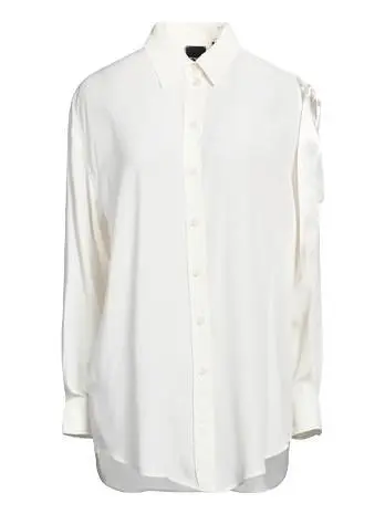 Pinko Shirt In Acetate, Silk, And Polyester - White