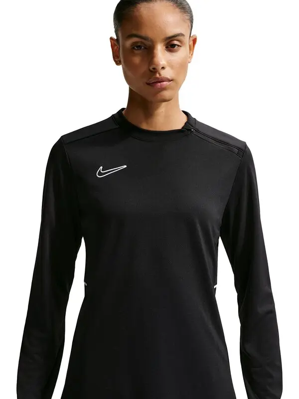 Nike Academy Dri-fit Crew-neck Long-sleeve Soccer Top - Black