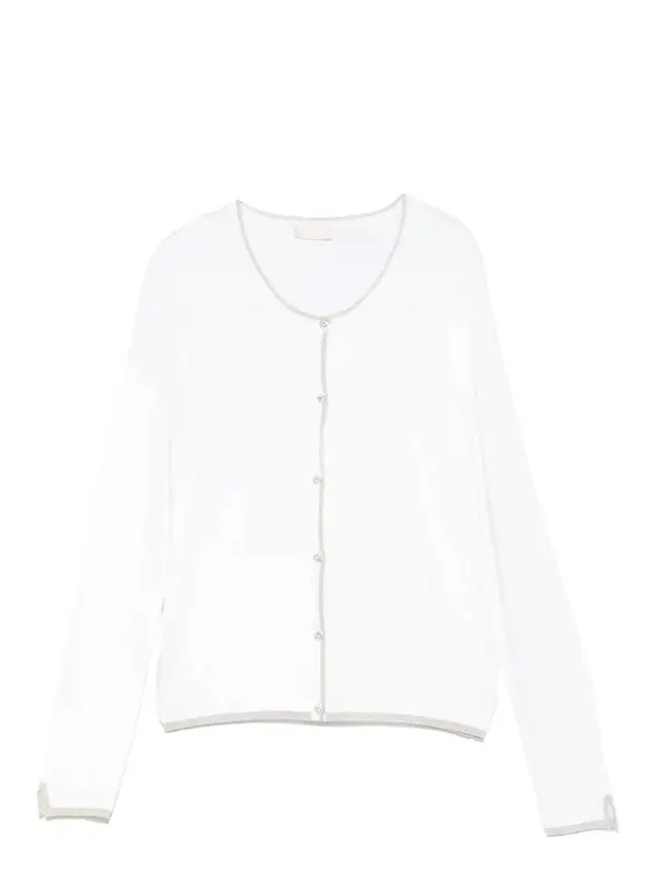 Liu Jo Jewel-button Cardigan - White