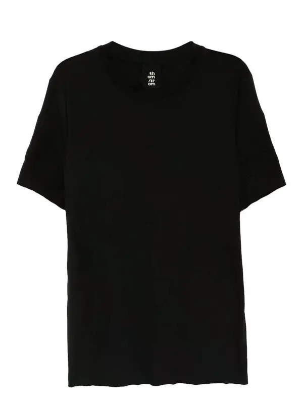 THOM KROM Patchwork T-shirt - Black