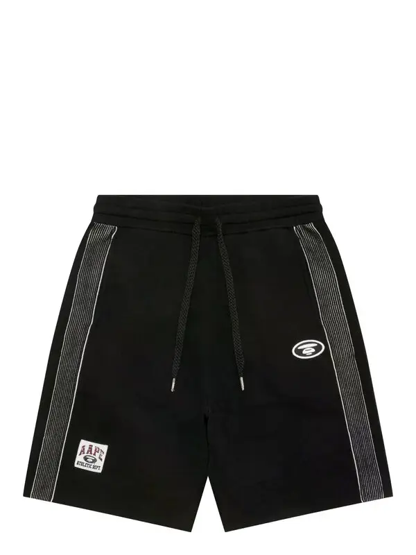 AAPE BY *A BATHING APE® Side-stripe Track Shorts - Black