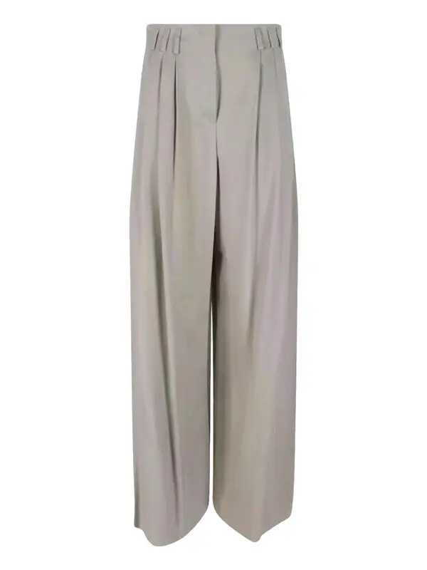 Giorgio Armani Wide-leg Trousers - Grey