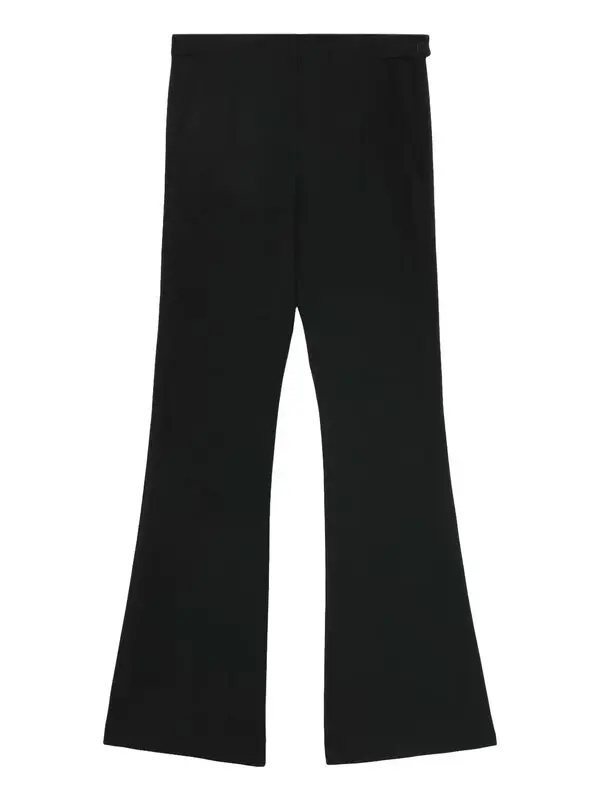LOW CLASSIC Flared Trousers - Black