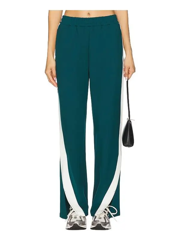 L*Space Back To Back Pant - Deep Teal & Cream