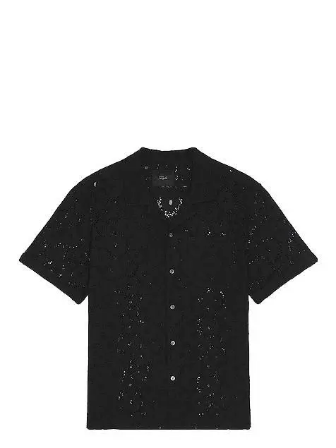 Rails Tyler Button Down Shirt In Black - Black Floral