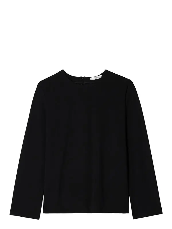 THE ROW Azalea Stretch-knit Top - Black