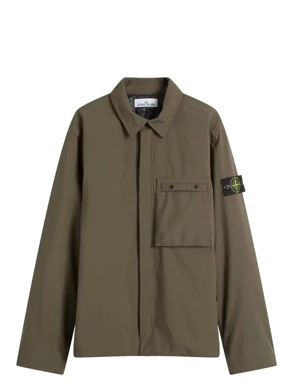 Stone Island Soft Shell-r Primaloft Jacket - Military Green
