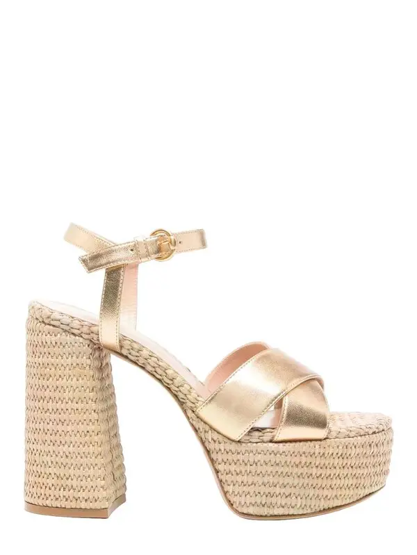 GIANVITO ROSSI 110mm Bebe Sandals - Neutrals