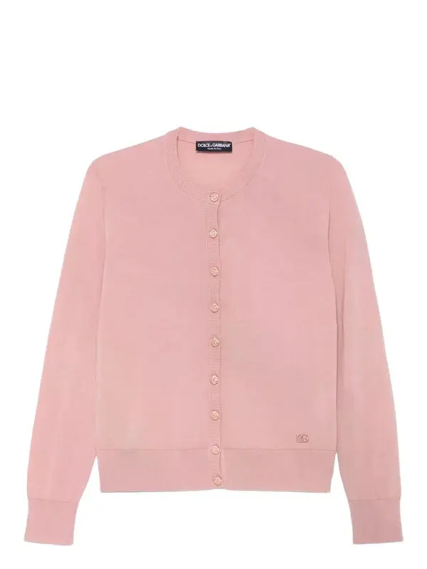 Dolce & Gabbana Virgin Wool Cardigan - Pink