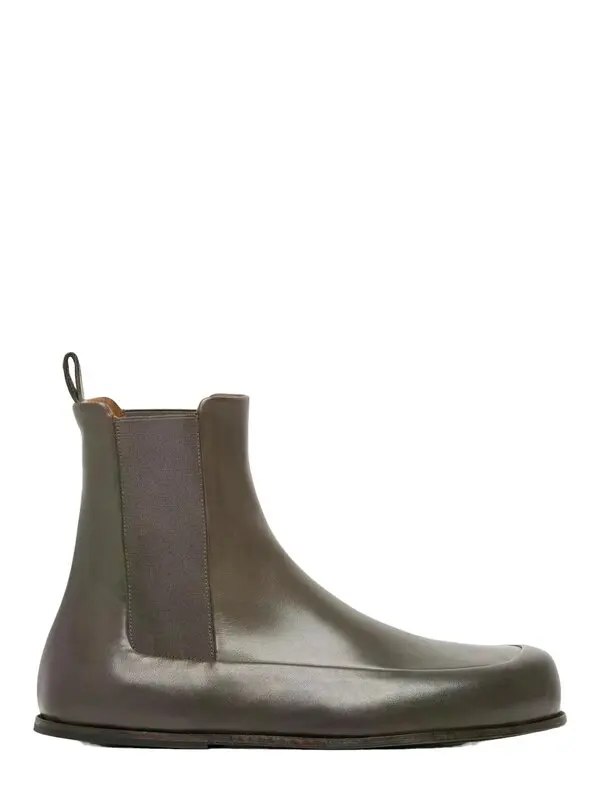 Marsèll Accomoda Leather Chelsea Boots - Green