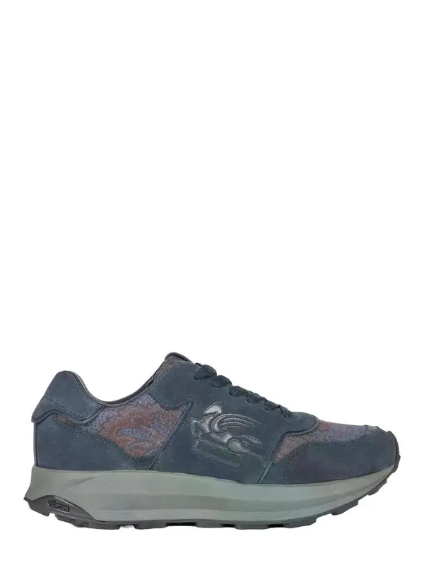 Etro Paisley-motif Sneakers - Blue