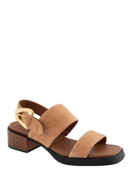 Aerosoles Dantay Slingback Sandals - Tan Suede
