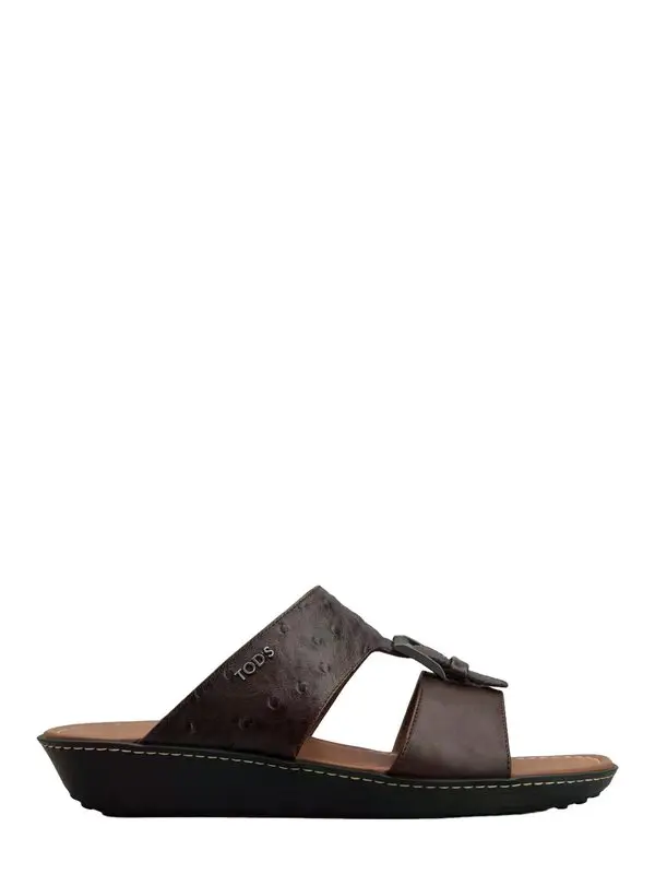 TOD'S Leather Sandals - Brown