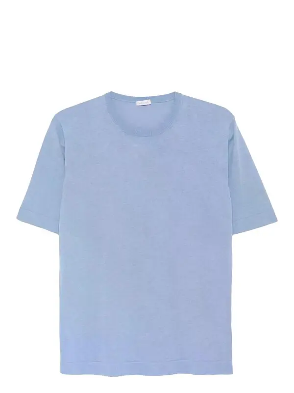 Caruso Fine-knit T-shirt - Blue