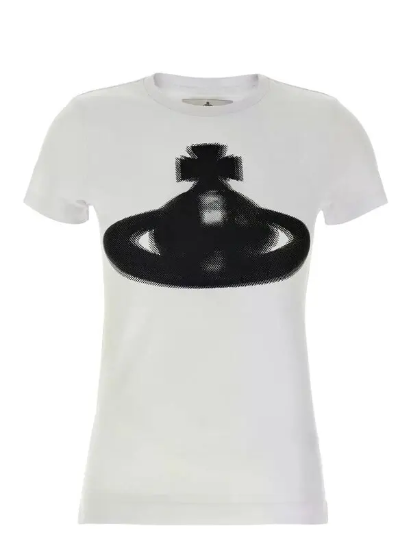 VIVIENNE WESTWOOD Halftone Orb Perù T-shirt - White