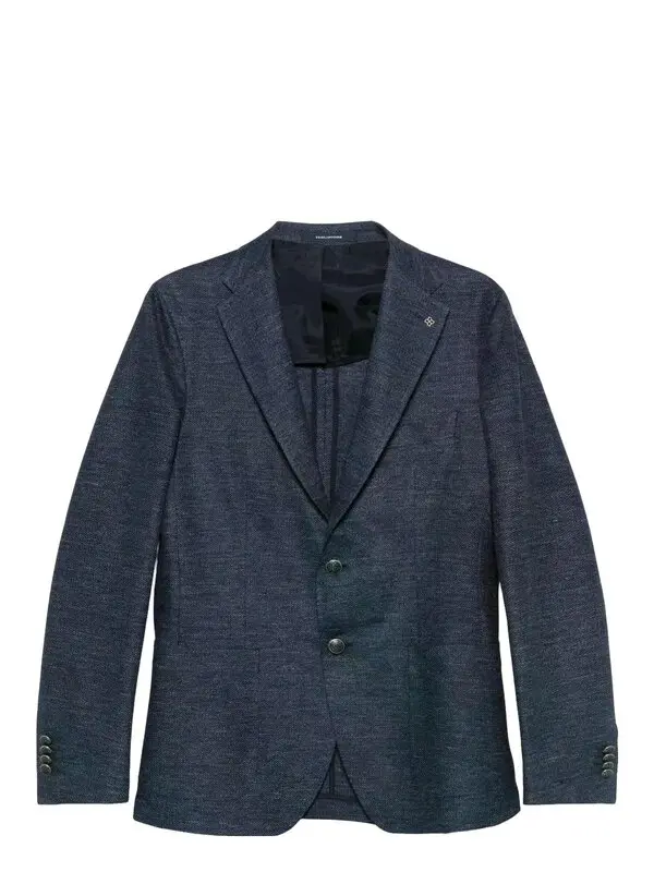 Tagliatore Single-breasted Blazer - Blue