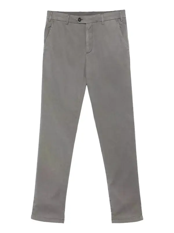 Canali Tapered Chinos - Grey