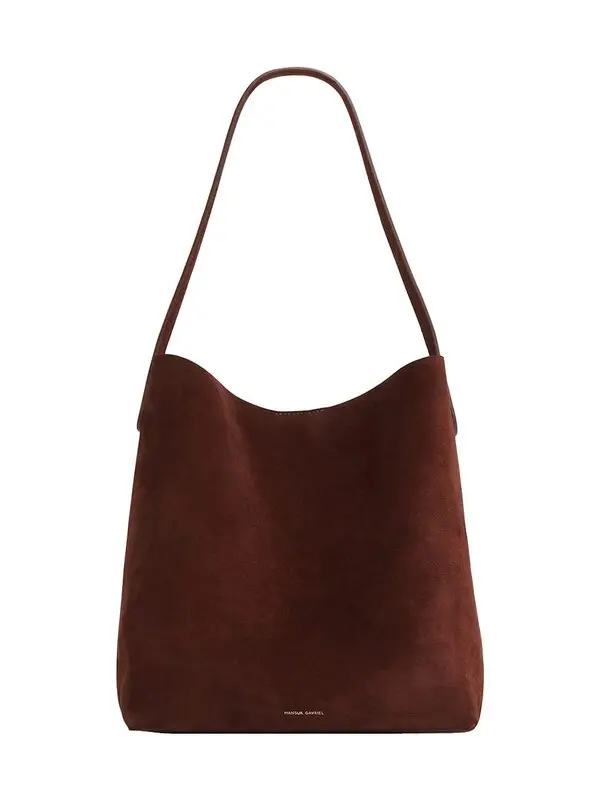 MANSUR GAVRIEL Medium Suede Everyday Tote - Chocolate