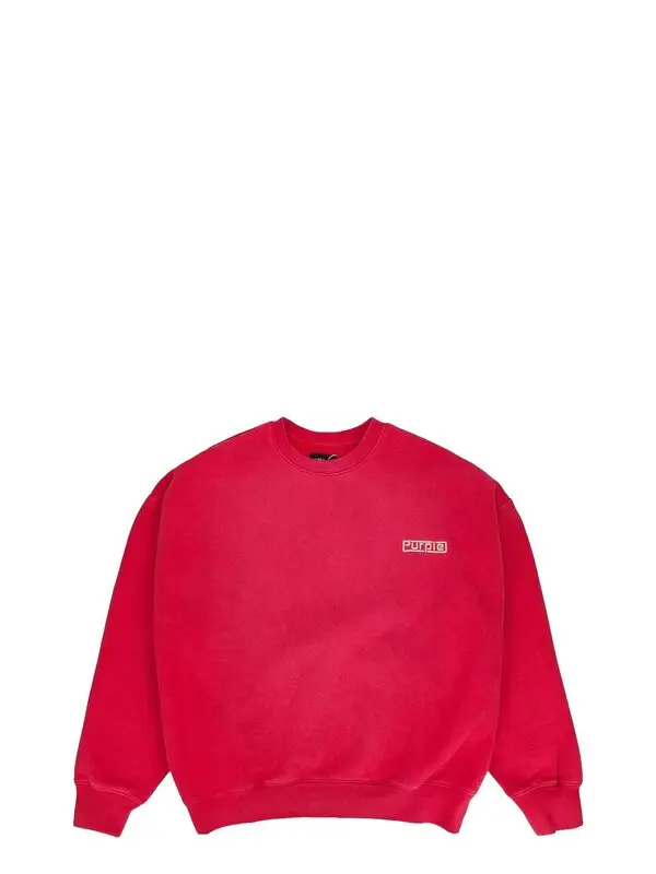 PURPLE BRAND Hwt Fleece Sweatshirt - Red