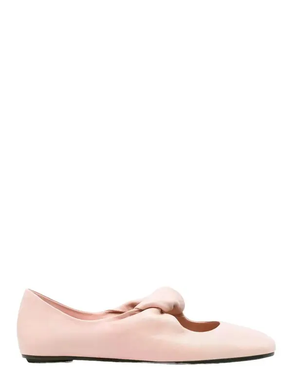 Alexander McQueen Twist-detail Ballet Flats - Pink
