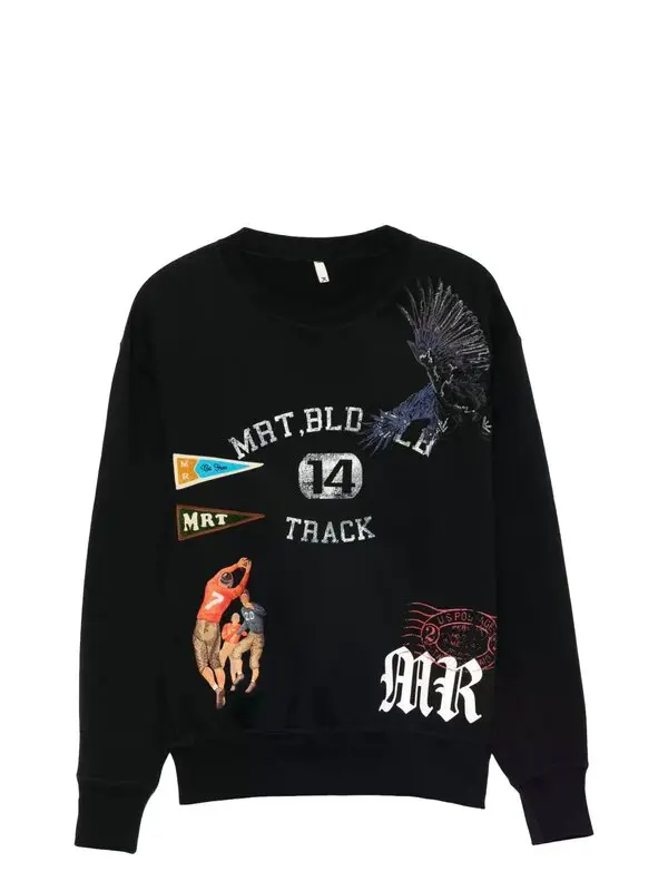 KHOKI Embroidered Sweatshirt - Black