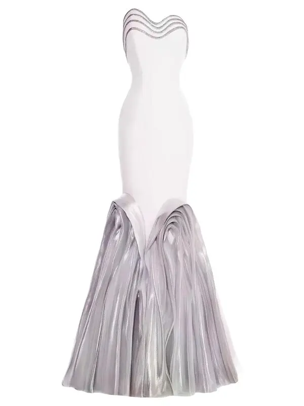 GABY CHARBACHY Mermaid Gown - White
