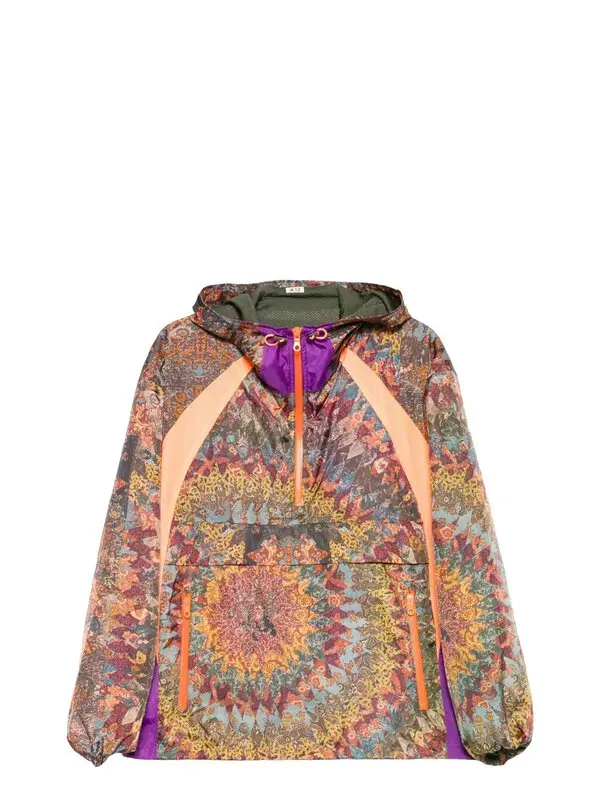 KHOKI Graphic-print Hoodie - Purple