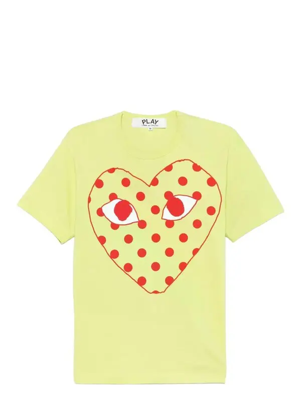 Play Comme Des Garcon Logo-print T-shirt - Green