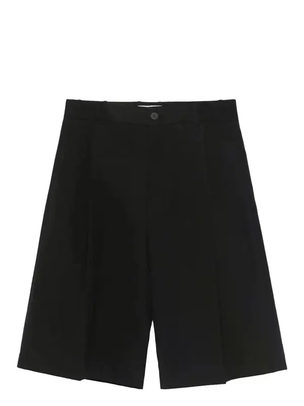 Studio Nicholson Fowld Shorts - Black